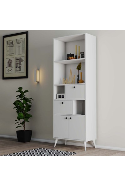 Mezza Ninova Kitaplık Beyaz 1954 Mezza Ninova Kitaplık Beyaz 1954