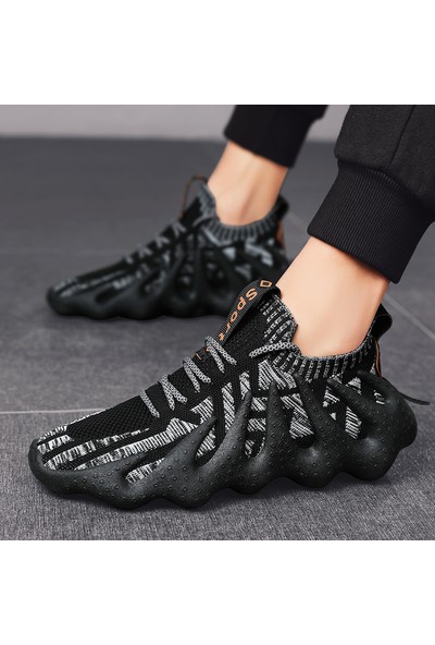 Yeezy BD11F06 Siyah Gri Erkek Yürüyüş Koşu Ayakkabıları Hindistan Cevizi Ayakkabı Kaymaz (Yurt Dışından) Yeezy BD11F06 Siyah Gri Erkek Yürüyüş Koşu Ayakkabıları Hindistan Cevizi Ayakkabı Kaymaz (Yurt Dışından)