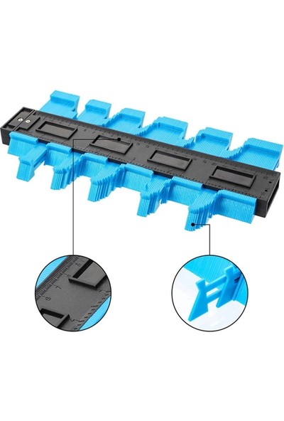 Safestore Kontur Ölçüm Cihazı Ahşap Fayans Şekillendirme Kalıbı 24 cm Safestore Kontur Ölçüm Cihazı Ahşap Fayans Şekillendirme Kalıbı 24 cm