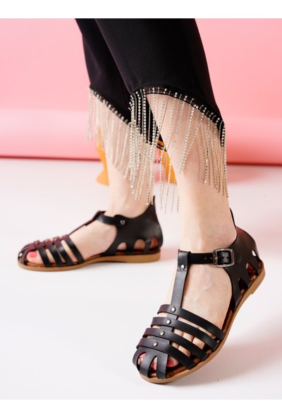 Ayakkabı Havuzu Sandalet - Siyah - Ayakkabı Havuzu