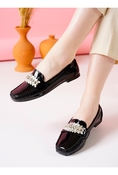 Ayakkabı Havuzu Babet - Siyah Rugan - Ayakkabı Havuzu