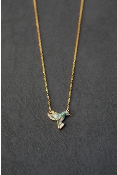 Artisan By Sıla Bacak Arı Kuşu Sarı Kolye