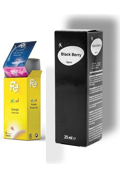 Black Berry Geciktırıci Sprey