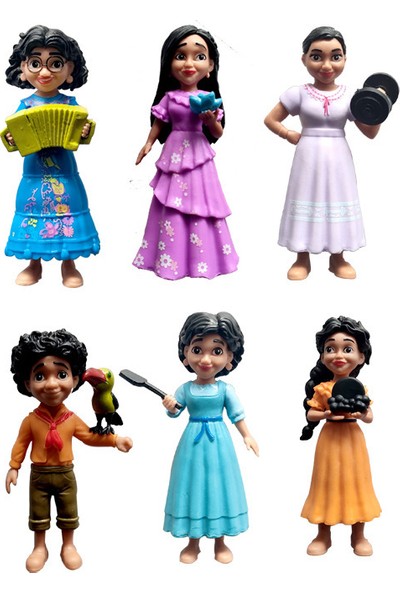Hulv 6 Adet Charm MirABel Madrigal Aksiyon Figürleri Oyuncak Prenses Modeli Bebek (Yurt Dışından) Hulv 6 Adet Charm MirABel Madrigal Aksiyon Figürleri Oyuncak Prenses Modeli Bebek (Yurt Dışından)
