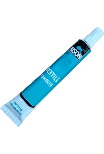 Bison Yıkama ve Ütüye Dayanıklı Beyaz Kumaş ve Tekstil Yapıştırıcısı 25 ml Bison Yıkama ve Ütüye Dayanıklı Beyaz Kumaş ve Tekstil Yapıştırıcısı 25 ml