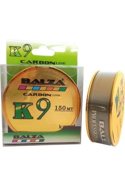 Balza K9 Fluora Karbon Kaplama 150 mt Misina Balza K9 Fluora Karbon Kaplama 150 mt Misina