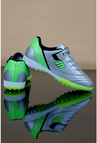 M.P. Kidessa 1214 Bantlı Çocuk Futbol Ayakkabısı - NKT01214-GÜMÜŞ-32 M.P. Kidessa 1214 Bantlı Çocuk Futbol Ayakkabısı - NKT01214-GÜMÜŞ-32