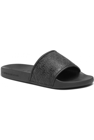 Erkek Calvin Klein Erkek Slide Aop Embossed Pes-Pu-Co Terlik YM0YM00063