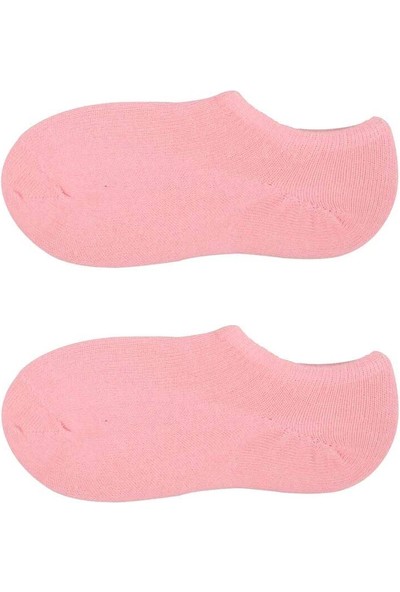 Sahab Dikişsiz Penye Kız Çocuk Sneakers Çorap | Pudra