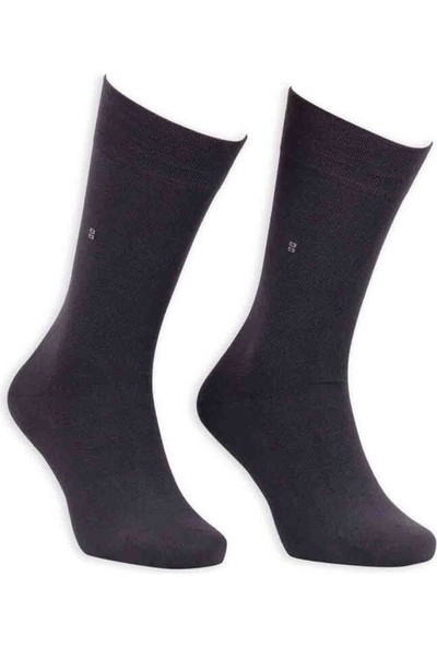 Bordo Bambu Dikişsiz Erkek Çorap EBK1003 | Füme