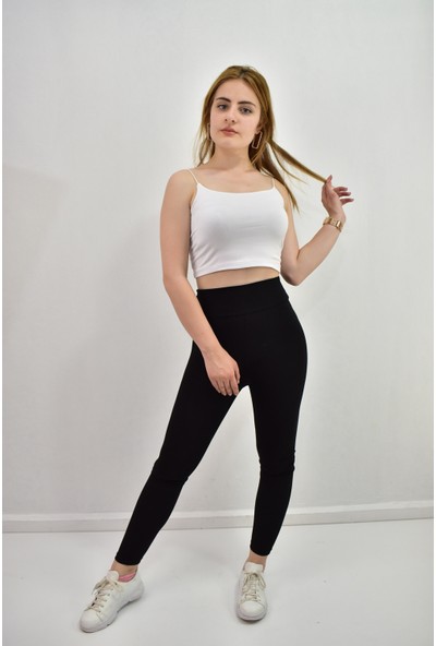 Zidan 6588 Fitilli Likralı Tayt - Siyah Zidan 6588 Fitilli Likralı Tayt - Siyah
