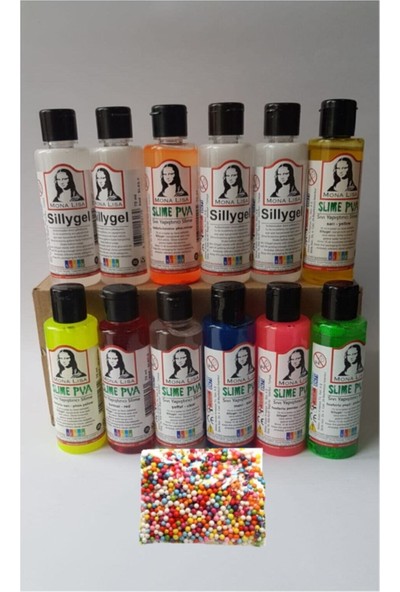 Südor Monalisa Slime Yapma Seti Hazır Oyun Jeli Sıvı 12'li Südor Monalisa Slime Yapma Seti Hazır Oyun Jeli Sıvı 12'li