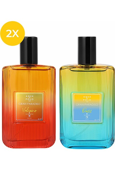 Aqua Di Polo 1987 Oasis ve Volcano Edp 50 ml 2'li Erkek Parfüm Seti Aqua Di Polo 1987 Oasis ve Volcano Edp 50 ml 2'li Erkek Parfüm Seti