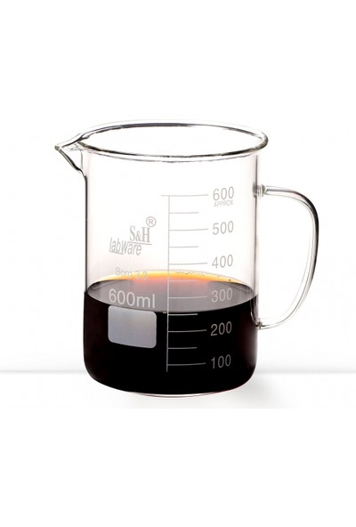 S&H Labware 600 ml Kulplu Beher S&H Labware 600 ml Kulplu Beher