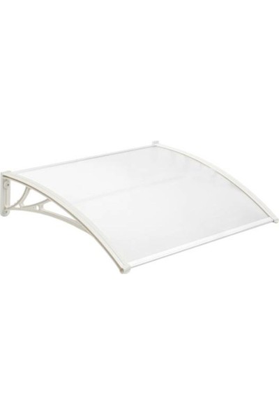 Sislon Kapı Üstü Pratik Sundurma 120 x 80 cm Beyaz Sislon Kapı Üstü Pratik Sundurma 120 x 80 cm Beyaz