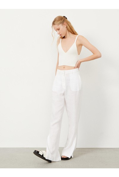 Xint Keten Rahat Kesim Pantolon