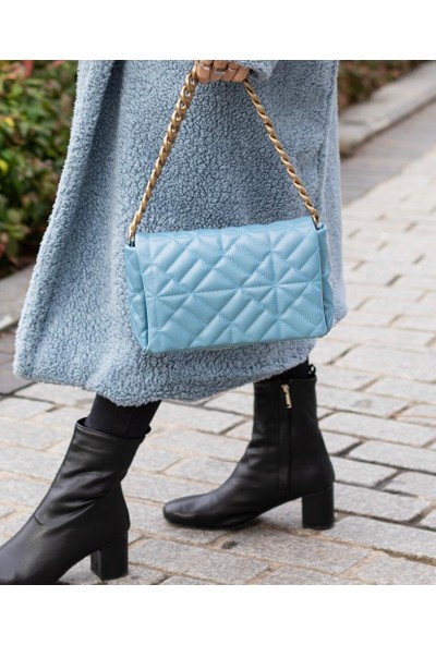 Pupo Kadın Çanta Mavi Çanta Omuz Çantası El Çantası Bonela Modeli Pupo Kadın Çanta Mavi Çanta Omuz Çantası El Çantası Bonela Modeli