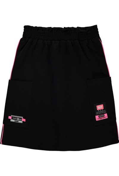 Civil Girls Kız Çocuk Etek 10-13 Yaş Siyah