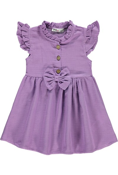 Civil Girls Kız Çocuk Elbise 2-5 Yaş Lila