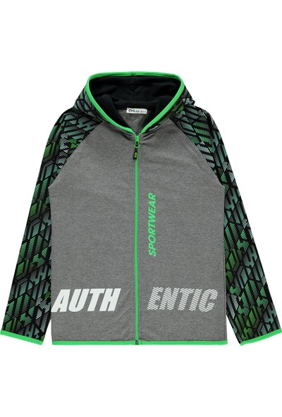 Civil Boys Erkek Çocuk Kapüşonlu Hırka 10-13 Yaş Antrasitmelanj