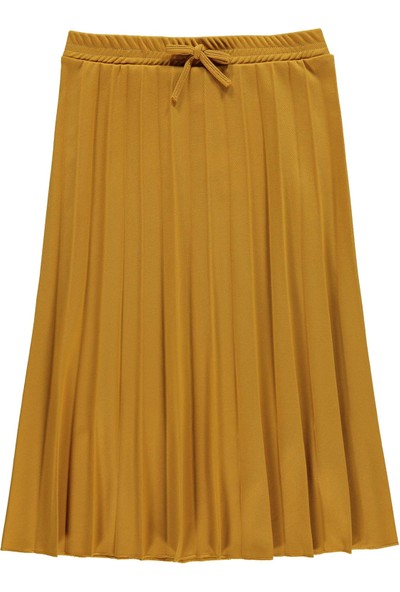 Civil Girls Kız Çocuk Etek 6-9 Yaş Hardal