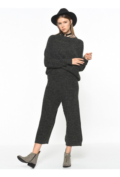 Adpt Pantolon, L, Füme Melanj