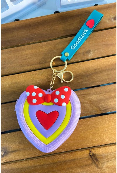 Şubu Tasarım Anahtarlıklı Cüzdan Çanta Lila Sbt0876