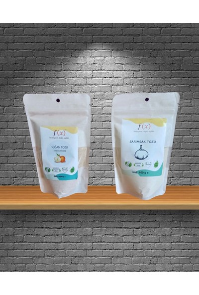 Fx Food Soğan ve Sarımsak Tozu 2 Li Paket Fx Food Soğan ve Sarımsak Tozu 2 Li Paket