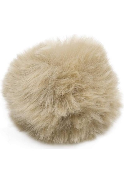 BYR Tavşan Ponpon Krem