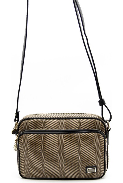 Silver Polo Nut Üç Bölmeli Kadın Çapraz Çanta SP948