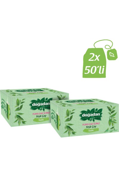 Doğadan Yeşilçay Yumuşak Içim 50LI X2 Doğadan Yeşilçay Yumuşak Içim 50LI X2