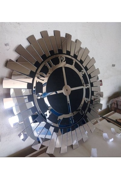 Sırayn Dekoratif Aynalı Duvar Saati