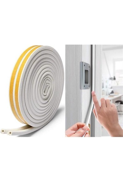 Homecare Möbel 36 mt 4 Mevsim 2 Boyutlu Epdm Kauçuk Ses Isı Yalıtım Bandı 716567