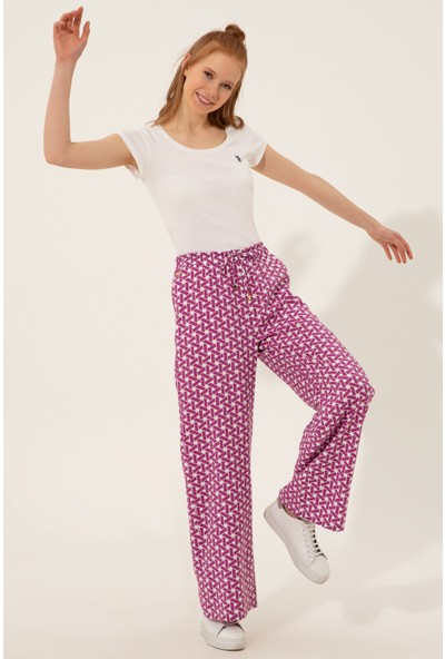 U.S. Polo Assn. Bayan Menekşe Spor Pantolon 50246646-VR037