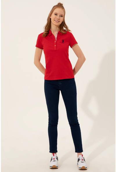 U.S. Polo Assn. Bayan Dark Blue Denim Pantolon 50246899-DN0023 U.S. Polo Assn. Bayan Dark Blue Denim Pantolon 50246899-DN0023