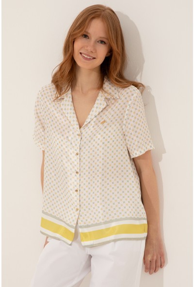 U.S. Polo Assn. Kadın Haki Gömlek