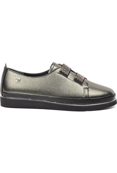 Pierre Cardin PC-51920 Platin Kadın Günlük Ayakkabı
