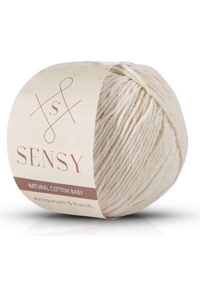 Sensy Premium Amigurumi İpi Punch (Panç) Baby Soft Cotton 50 gr Örgü İp Sensy Premium Amigurumi İpi Punch (Panç) Baby Soft Cotton 50 gr Örgü İp