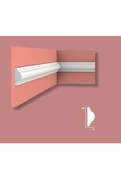 Decolüx Dekoratif Boyanabilir Duvar Çıtası 4 cm ABC-4016-D2 Decolüx Dekoratif Boyanabilir Duvar Çıtası 4 cm ABC-4016-D2