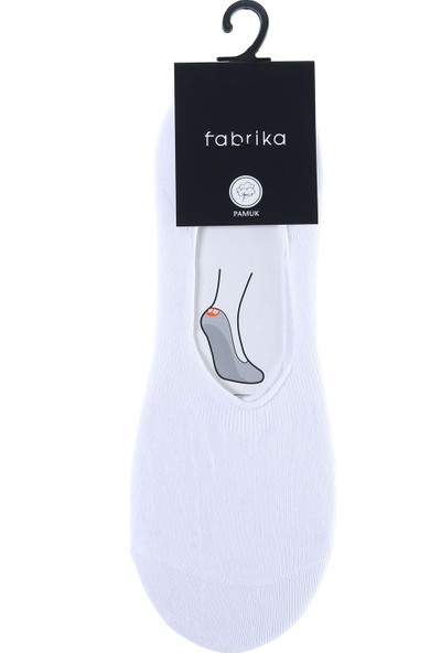 Fabrika Babet Çorabı, Standart, Beyaz