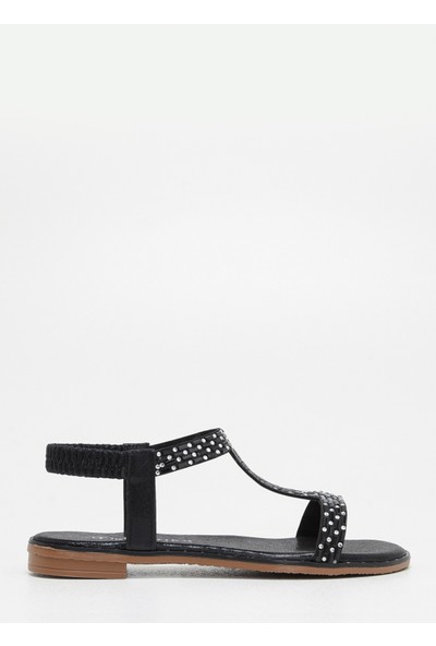 F By Fabrika Sandalet, 39, Siyah