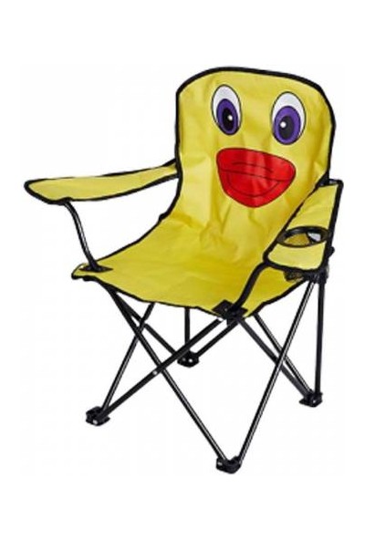 Alçın Home Civciv Desenli Katlanır Kamp Sandalyesi