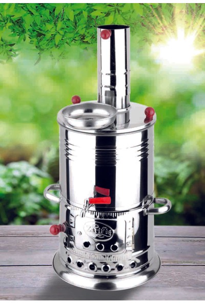 Zarifiş Tek Musluklu Çelik Piknik Semaveri 3.5 Litre S103 Zarifiş Tek Musluklu Çelik Piknik Semaveri 3.5 Litre S103