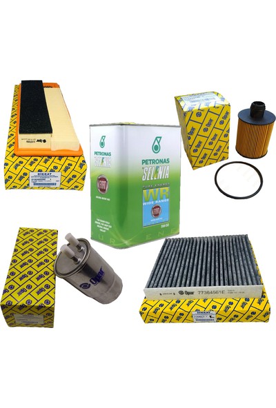 Parça Par Fiat Linea Euro 5 Filtre Yağ Bakım Seti 1.3 Multijet 16V 2012-2018 [PARCAPAR1919H]