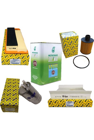 Parça Par Fiat Linea Euro 5 Filtre Yağ Bakım Seti 1.3 Multijet 16V 2012-2018 [PARCAPAR1919D]