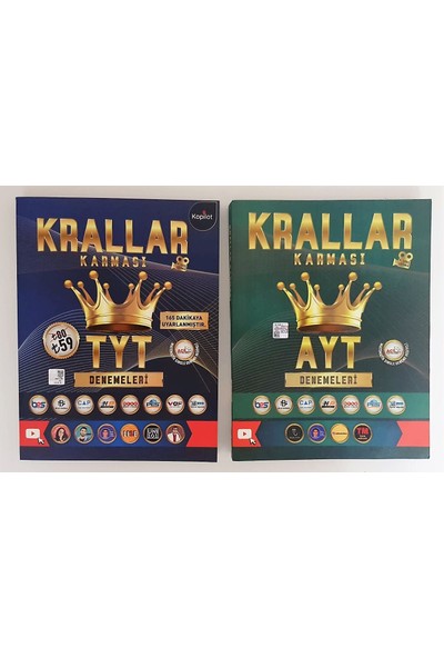 Acil Yayınları TYT Krallar Karması AYT Krallar Karması Denemeleri 2 Kitap Set Acil Yayınları TYT Krallar Karması AYT Krallar Karması Denemeleri 2 Kitap Set