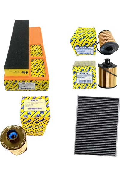 Parça Par Fiat Palio-- Filtre Bakım Seti 1.3 Jtd Multijet 2003-2012 [69 Beygir PARCAPAR5454G]