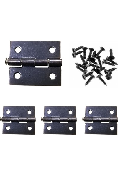 Sy Woods 4 Adet Klasik Menteşe Oksit ve Vidaları 20x25 mm Kutu ve Sandık Menteşesi Hobi Maket Sy Woods 4 Adet Klasik Menteşe Oksit ve Vidaları 20x25 mm Kutu ve Sandık Menteşesi Hobi Maket
