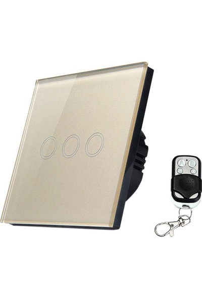 Cynthia 3 Düğmeli Dokunmatik Duvar Aydınlatma (Yurt Dışından)