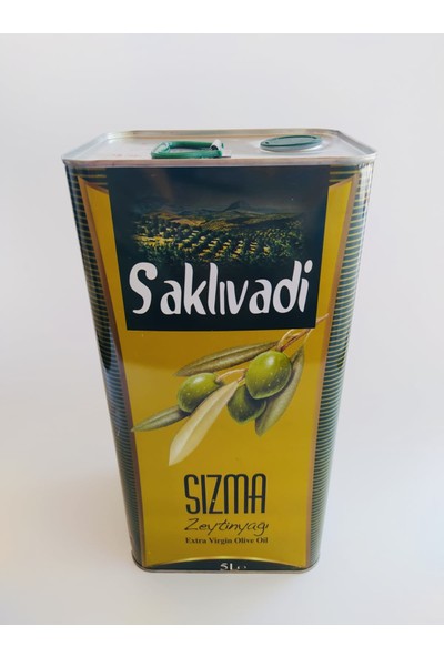Saklıvadi Soğuk Sıkım Sızma Zeytinyağı Saklıvadi Soğuk Sıkım Sızma Zeytinyağı